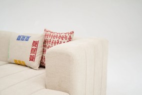 Hanah Home Rohová pohovka BEYZA MINI pravá krémová