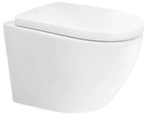Mereo, WC závěsné kapotované, Smart Flush RIMLESS, 495x360x370, keramické, vč. sedátka CSS115SN VSD82T2
