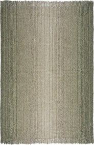 Kusový koberec Mottle Jute Ombre Green, 80x150, zelená, chodba / predsieň, Flair Rugs