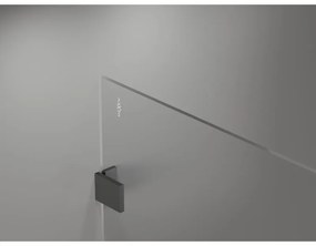 Mexen Lunar sprchová stěna levá 50 x 200 cm, 8mm čiré sklo, broušený grafit, 830-050-000-66-00-L