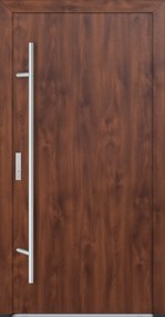 FM Turen - Feldmann & Mayer Vchodové dveře s ocelovým opláštěním FM Turen model DS00 Orientace dveří: Levé, otevírání dovnitř, Dekor: Ořech, Standardní rozměr dveří včetně rámu: 88 cm x 208 cm - vnější rozměr rámu