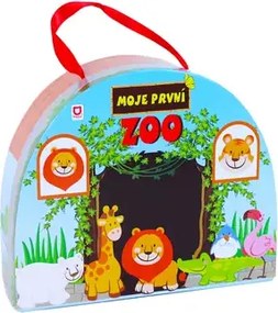 RAPPA Sada dřevěných figurek ZOO v kufříku / 12 ks / Dřevo