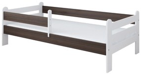 BabyBeds Dětská postel RYSIO Velikost postele: 180x80 cm, Barevné provedení: Šedá, Úložný prostor: Ano, s úložným prostorem Bílá