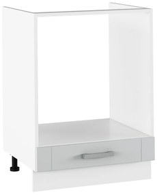 Dolní kuchyňská skříňka na troubu Janne Typ 58 (světle šedá + bílá). 1021225