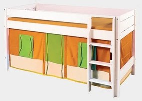 Gazel Sendy patrová postel 90 x 200 cm  nízká 120cm přírodní
