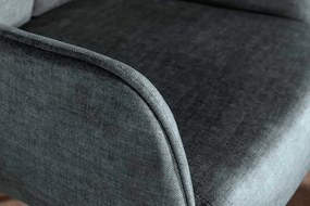 Designová otočná židle Brock petrolejový samet