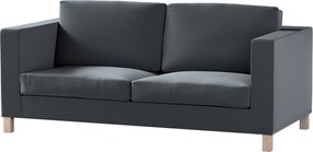 Potah na pohovku IKEA  Karlanda rozkládací, krátký barva šedá látka sametová