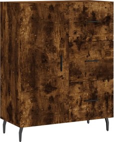 Skříň highboard kouřový dub 69,5 x 34 x 180 cm kompozitní dřevo 3198486
