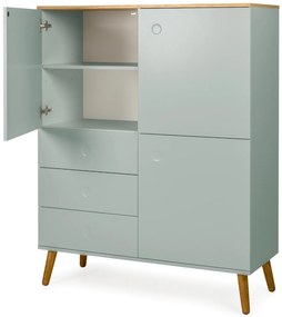 TENZO Dřevěný kabinet DOT světle zelený 137x109 9001666676