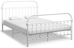 Rám postele bílý kov 120 x 200 cm,  284494