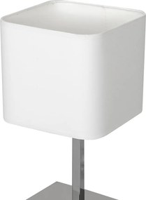 Stolní lampa Napoli, 1x bílé textilní stínítko,