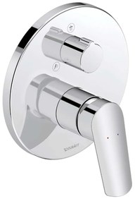 Duravit DuraStyle Basic - Baterie pod omítku, pro 2 spotřebiče, chrom N14210012010