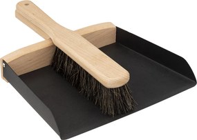 Smetáček s lopatkou ECO, dřevěná rukojeť, kokosové štětiny