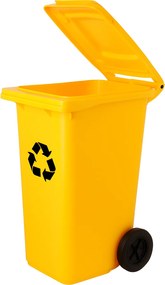 Nádoba na odpad žlutá 120 l