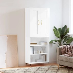 vidaXL Skříň highboard 69,5 x 34 x 180 cm kompozitní dřevo [3200052] Barva: kouřový dub