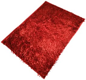 Koberce Breno Koupelnová předložka RASTA MICRO NEW - red, Červená, 70 x 140 cm