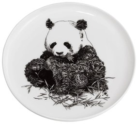 Bílý porcelánový talíř Maxwell &amp; Williams Marini Ferlazzo Panda, ø 20 cm