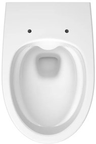 Cersanit Moduo, System50 MECH podomítkový rám + závěsná wc mísa Moduo Plus CleanOn + chromové tlačítko MOVI II, S701-769