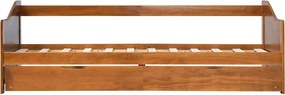 Rám vysouvací postele/pohovky medově hnědý borovice 90 x 200 cm 283153