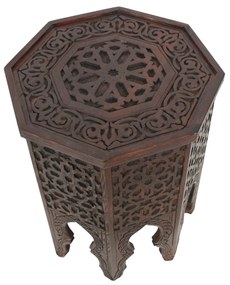 Marocký dřevěný stolek Malik