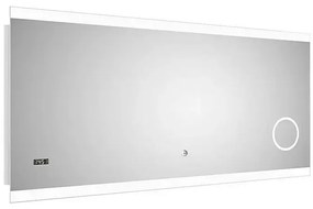 SILVER SHINE 2.0 Zrcadlo s LED osvětlením, 140 × 70 cm