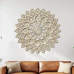 dřevo života 3 vrstvá mandala HARMONIE DUŠE Zvolte rozměr (cm): 80x80, Zvolte barevný dekor: javor-bila