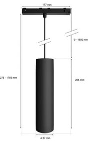 Philips - LED RGB Stmívatelný lustr do lištového systému Hue PERIFO LED RGB/5,2W/24V
