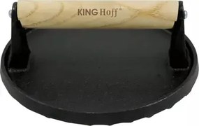 Kinghoff KH-1759 / Lis na burgery / litinový / 18 cm