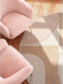 Ručně tkaný vlněný kulatý koberec ø 160 cm Westminster Windmill – Ted Baker