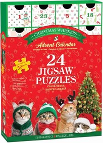 Eurographics puzzle adventní kalendář: vánoční vousky 24 × 50 dílků