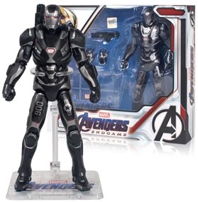 Figurky hrdinů Marvel s vlastním držákem nebo otočným podstavcem Varianta: War Machine, End Game + pevný podstavec