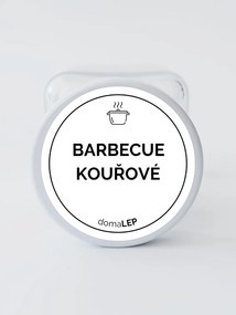 Samolepka na kořenky BARBECUE KOUŘOVÉ bílá 5 cm tučné písmo