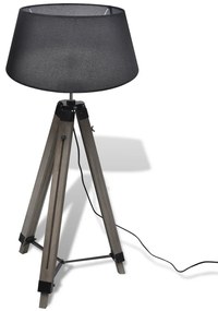 Designová stojací lampa černá