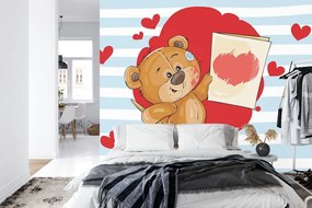 Fototapeta The Big Heart Bears: Love Painting Vliesová tapeta 360x240