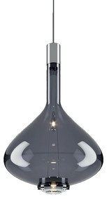 Lodes 14821 4330 Sky-Fall Large, závěsné svítidlo z kouřového skla, 14W LED 3000K dim, výška 52cm