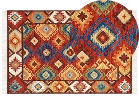 Vlněný kelimový koberec 200 x 300 cm vícebarevný ZOVUNI Beliani