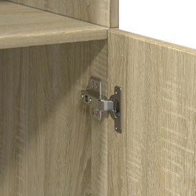 Skříň highboard dub sonoma 70 x 42,5 x 185 cm kompozitní dřevo 3281373