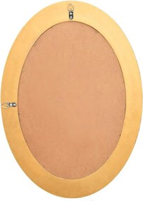Nástěnné zrcadlo barokní styl 50 x 70 cm zlaté 320353
