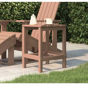 Zahradní stolek Adirondack hnědý 38 x 38 x 46 cm HDPE