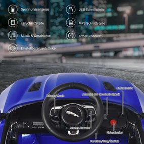 Costway Elektrické dětské auto s příběhy a hudbou, klaksonem, světlomety