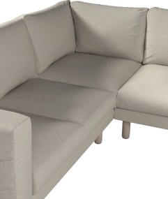 Potah na pohovku IKEA Norsborg rohová 4-místná barva šedá látka pletený vzor