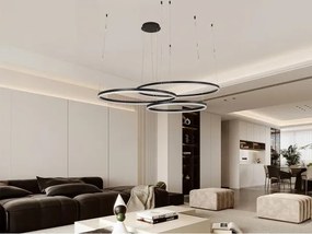LED Stmívatelný lustr na lanku LED/170W/230V 3000-6500K + dálkové ovládání