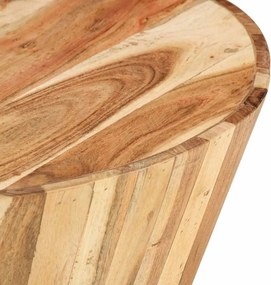Konferenční stolek Ø 65 x 31 cm masivní akáciové dřevo 328302
