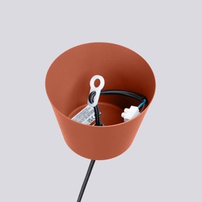 Sollux Lighting Závěsné svítidlo BILO okrově červené