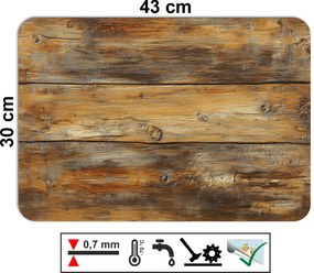 PokojovaDekorace.cz, Prostírání - 131, Imitace dřeva, 43x30 cm