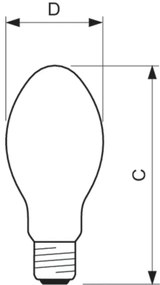 Výbojka Philips MST SON APIA XTRA PLUS 70W E27 teplá bílá 1900K