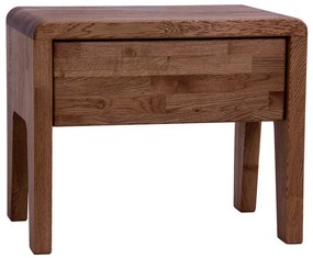 Noční stolek Fantazie Domestav F321 Materiál: Dub Cink, Barevne provedení: Přírodní provedení-lak