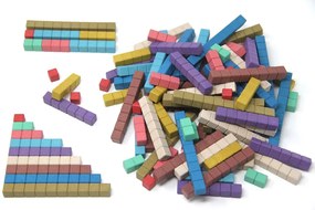 Wissner Počítací tyčinky Montessori 10 barev 100 ks