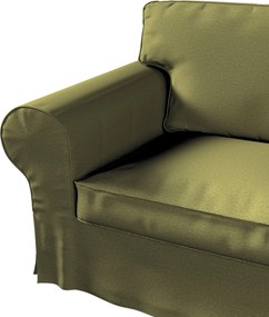 Potah na pohovku IKEA Ektorp 2-místná s lenoškou barva zelená látka pletený vzor