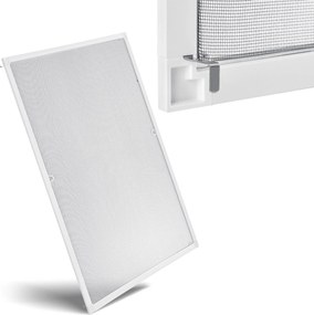 Juskys Okenní síť proti hmyzu s hliníkovým rámem Barva: Bílá, Velikost: 110 × 130 cm